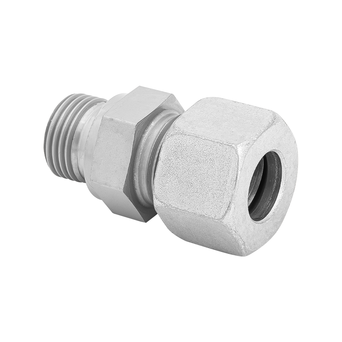 Gerade Einschraubverschraubung - DIN 2353 - Stahl verzinkt - GE 10 LR 1 ...