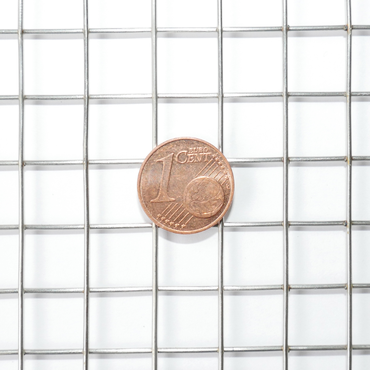 Edelstahl-Drahtgitter - MW: 10,00mm - DS: 0,75mm - 12,5m Rolle 123Stahl ...